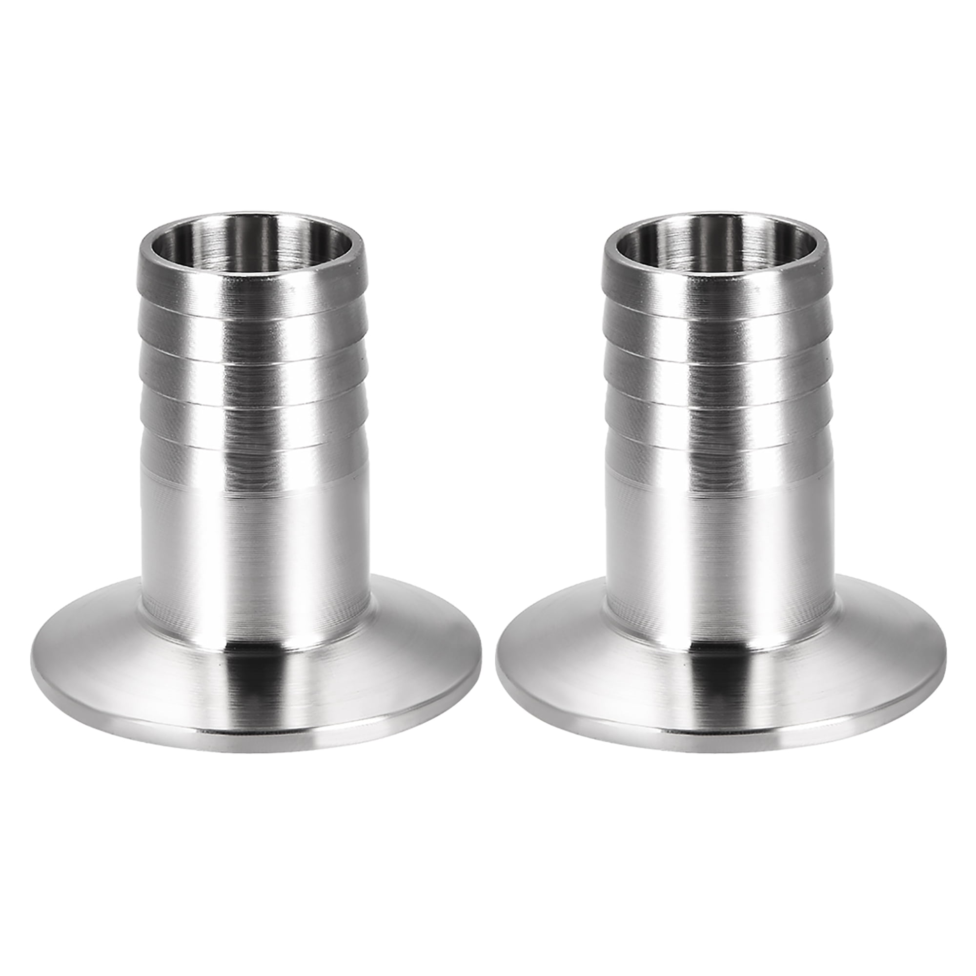Clamp Hose Adapter, 1.988" Flange to 1" Hose Barb Fitting 2 Pcs ...