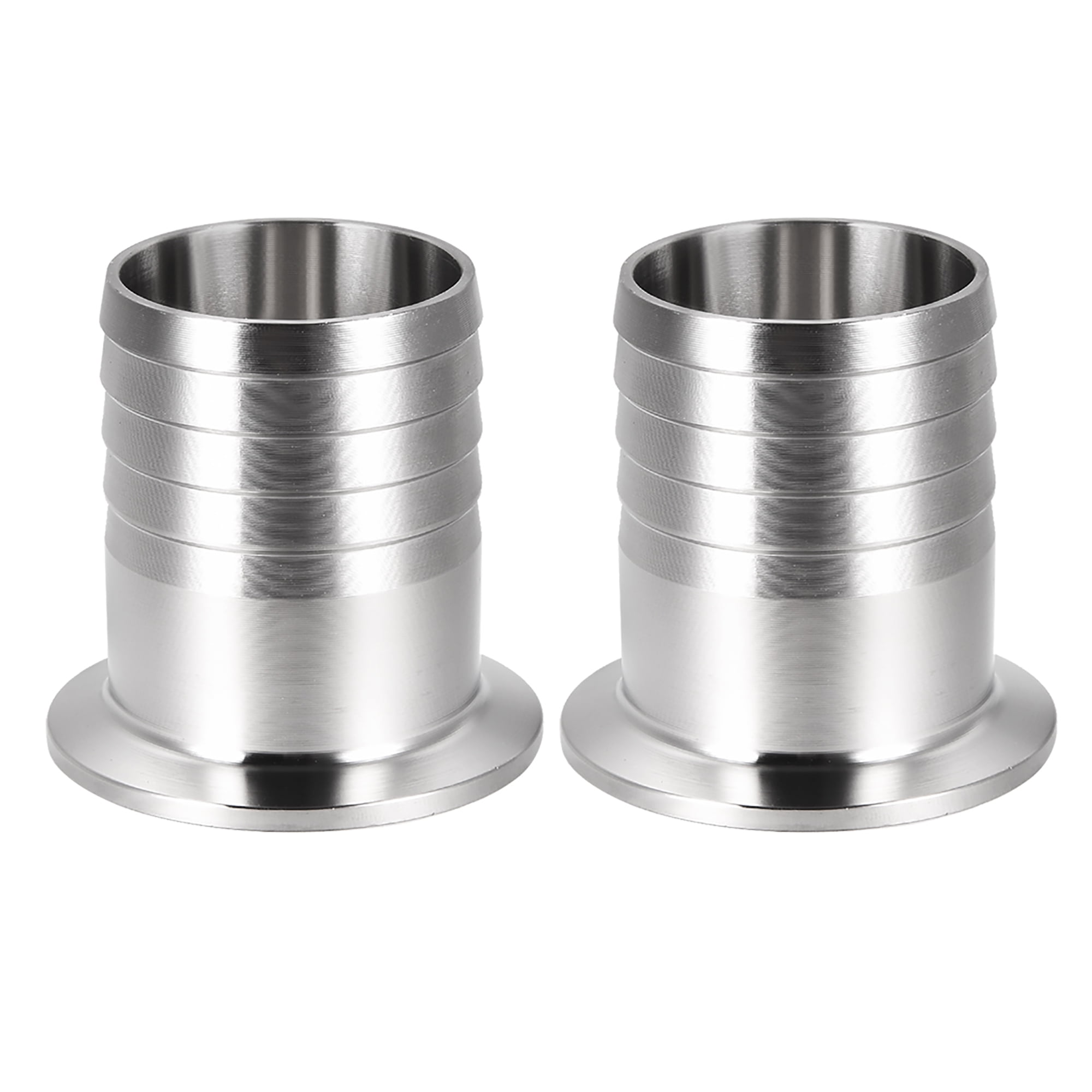 Clamp Hose Adapter 1.988 Inch Flange to Hose Barb Fitting 2Pcs, 1-1/2 ...