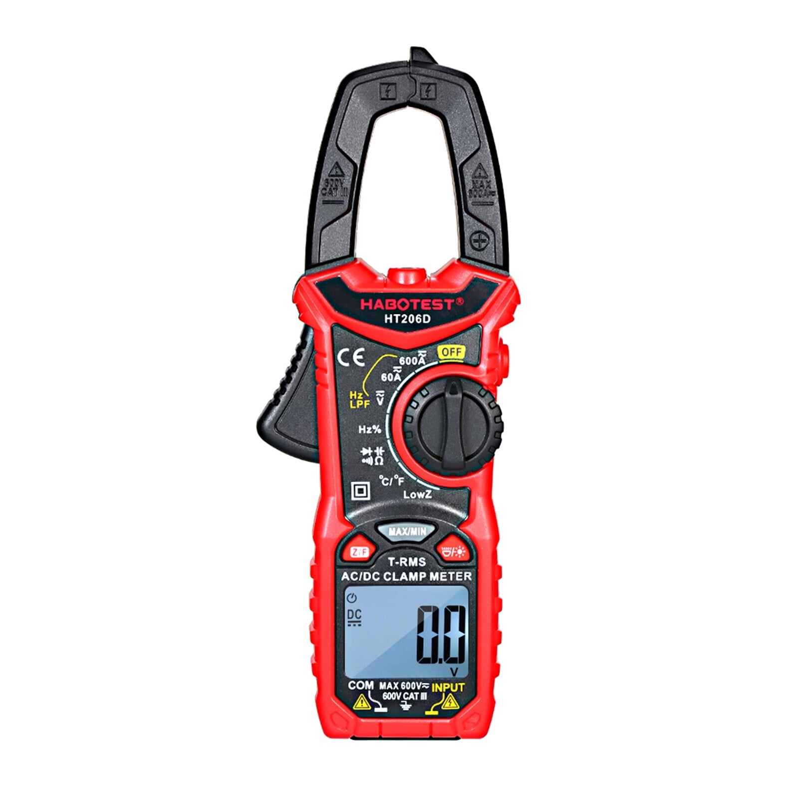 Clamp Meter AC/DC Digital for Measuring AC/DC Voltage , AC/DC Current ...