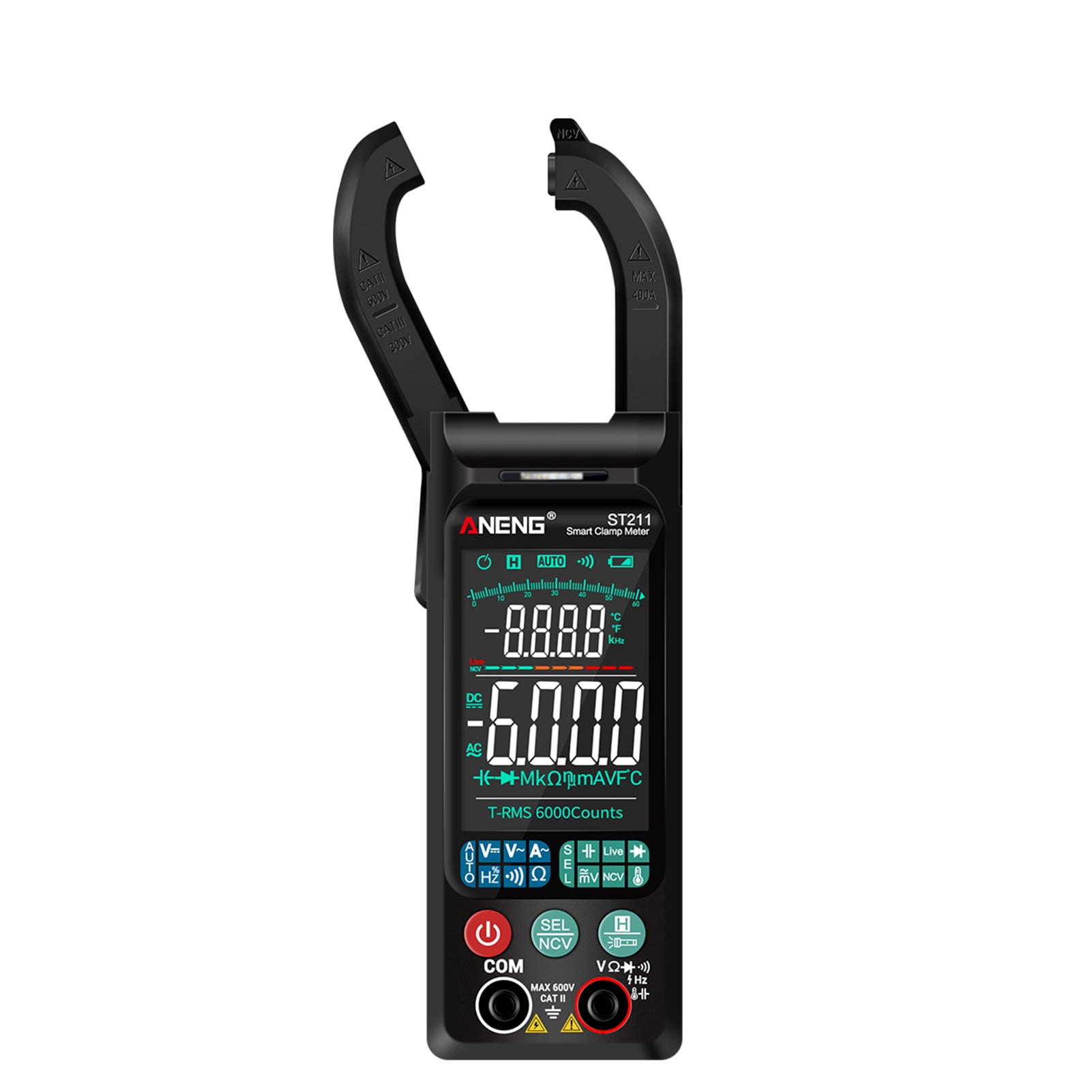 Clamp Meter,Clamp Meter 400a With Meter Clamp Ncv Test Meter Clamp Ncv ...