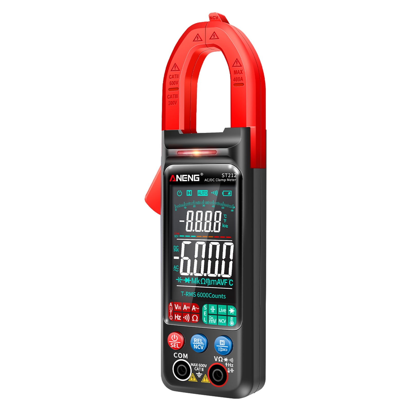 Clamp Meter,Display Auto Clamp 400a Ammeter Va Voltmeter 400a Ammeter ...