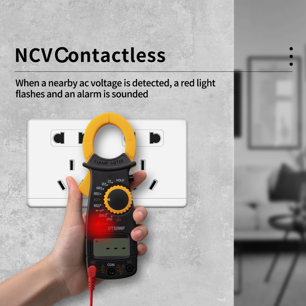 Clamp Meter,Meter Handheld Fire Wire Identification Voltmeter Diode ...