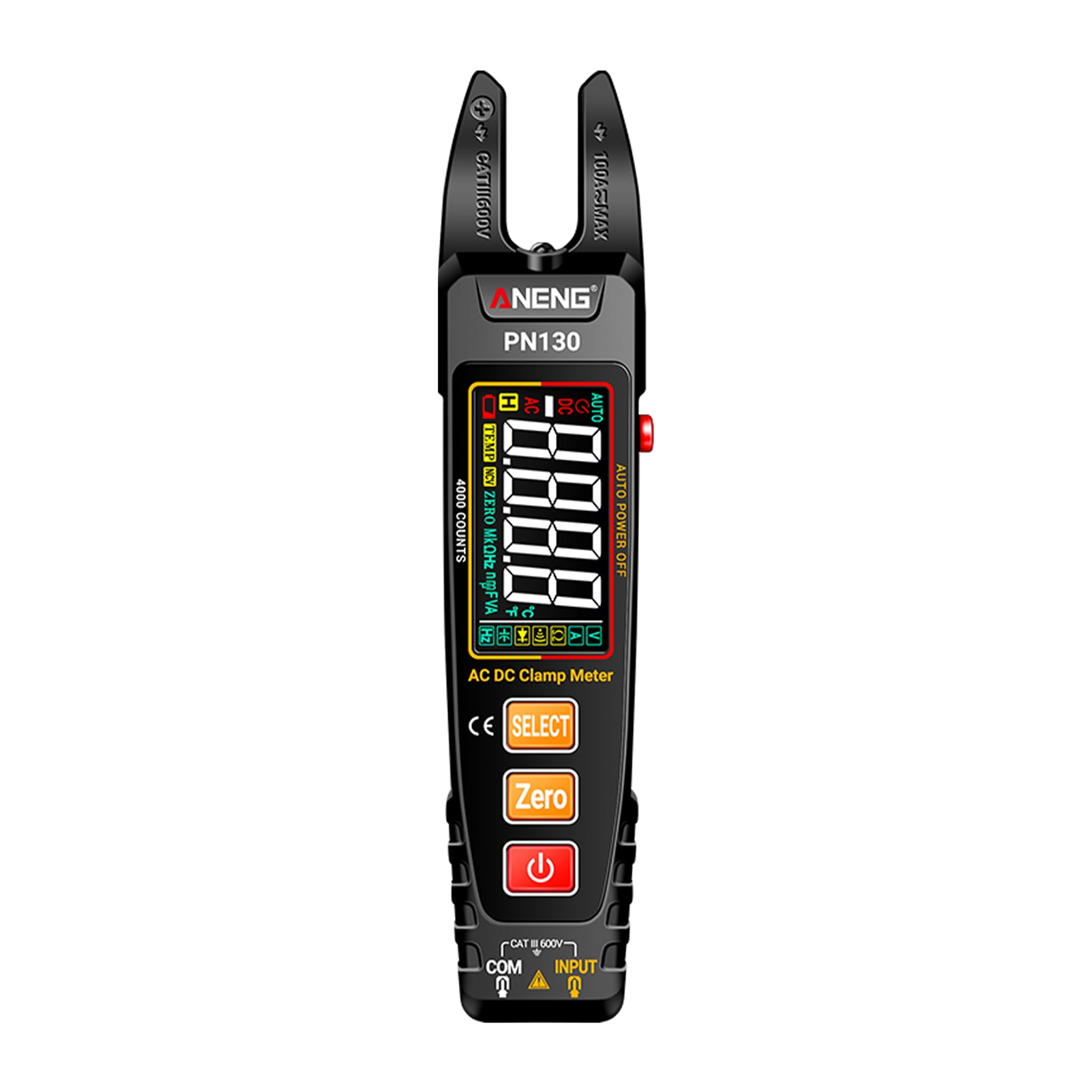 Clamp Meter,Meter Meter Hz Resistance Tester Ncv Meter Hz Diode Buzzer ...