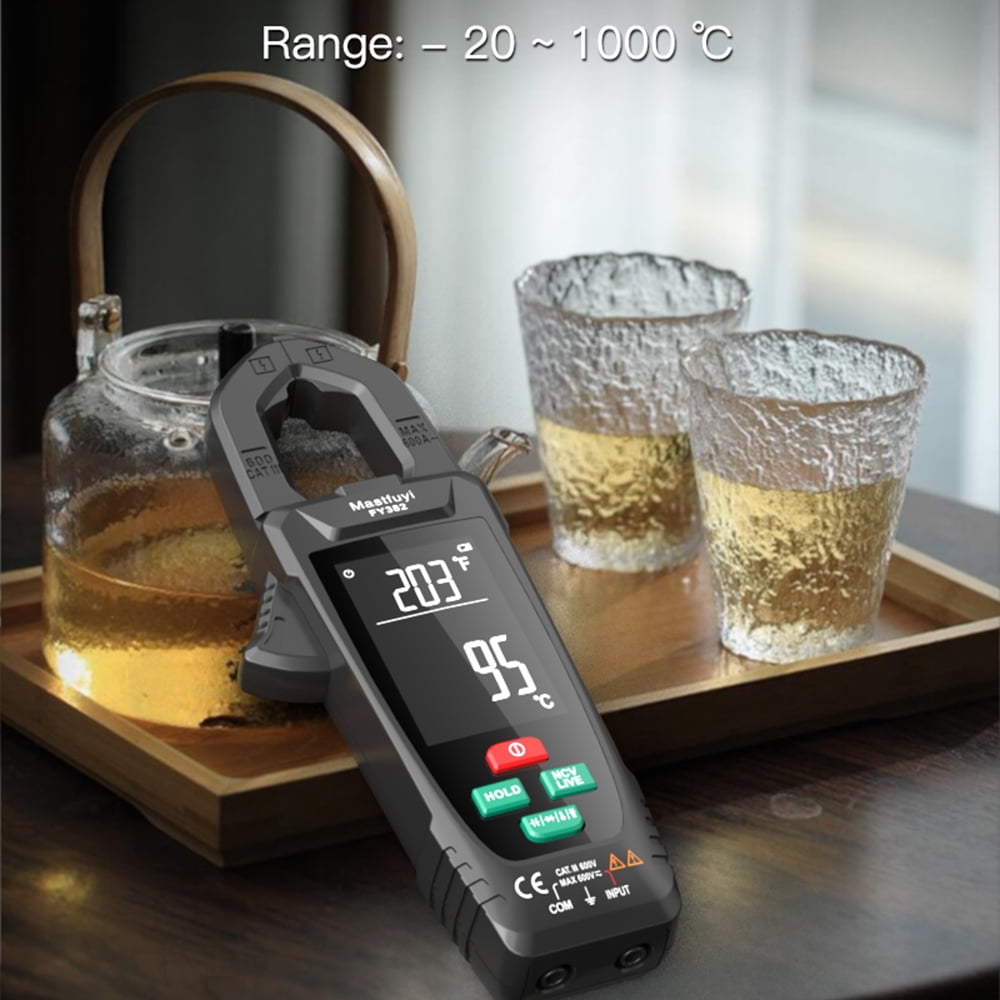 Clamp Meter,Meter Rms 9999 Lcd Screen With Led Tester Lcd Screen Clamp ...