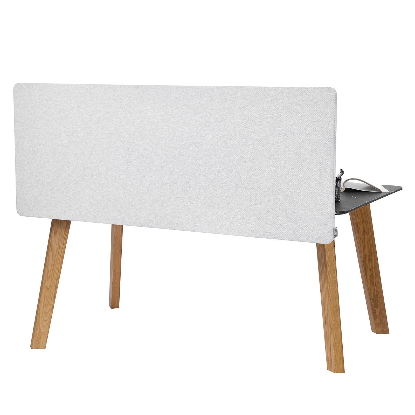 Clamp-On Office Desk Divider, 60x24 Inch PET Privacy Panel for ...