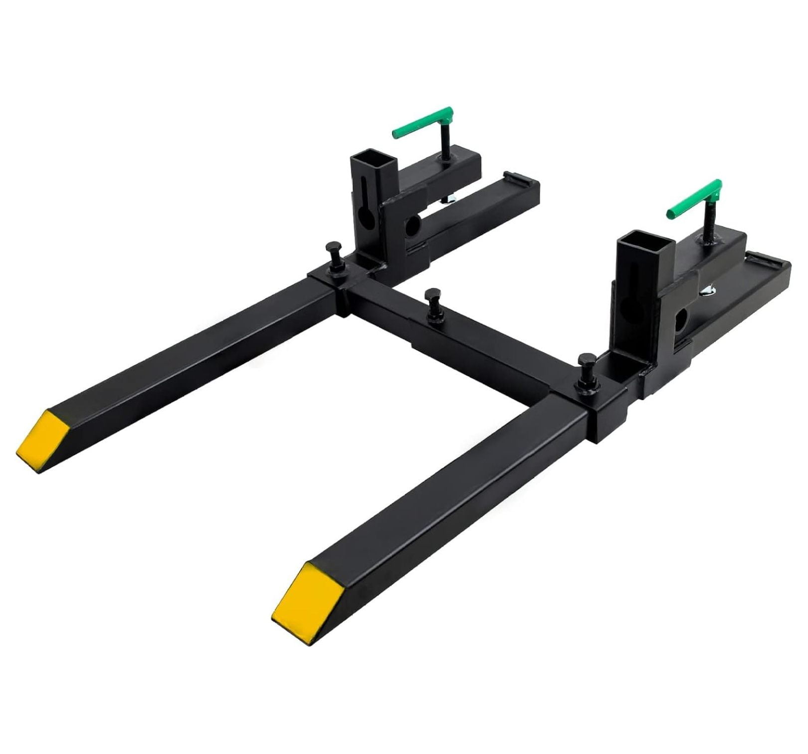 Clamp On Pallet Forks 43" 2000 Lbs Max, Tractor Forks Heavy Duty Front ...
