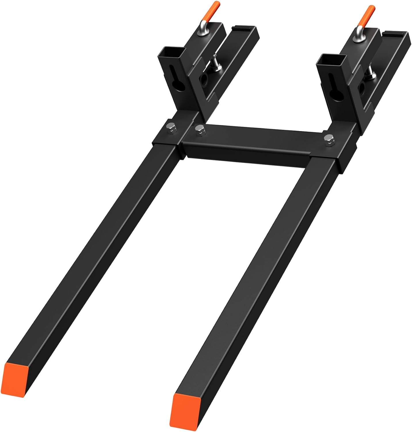 Clamp on Pallet Forks, 2000/4000lbs Capacity Tractor Bucket Forks ...