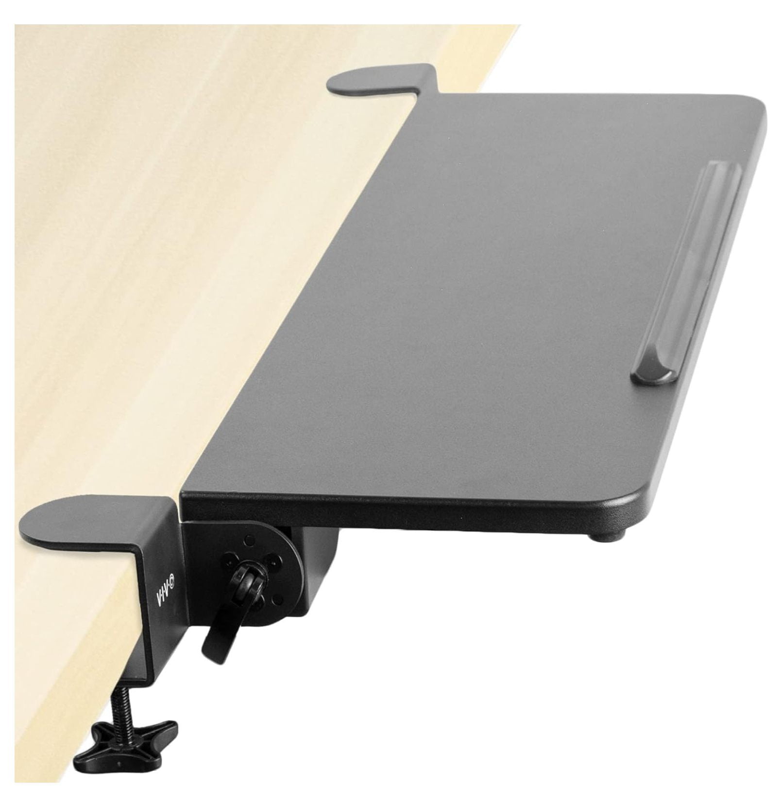 Clamp On Tilting Keyboard Tray, 26 (31 Including Clamps) x 9 inch ...