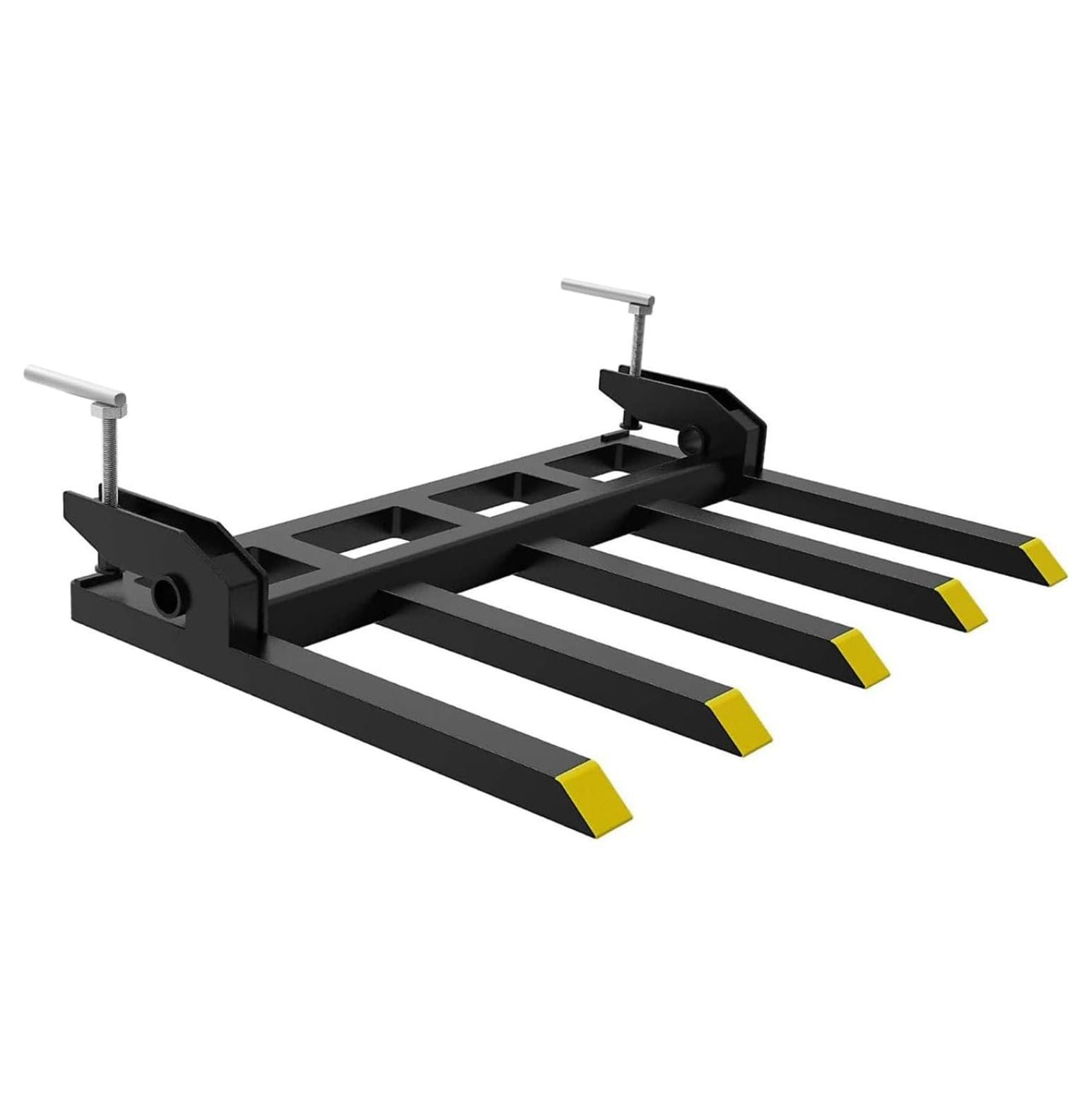 Clamp-on Debris Fork Attaches to a " Tractor Bucket to Clean up Fallen ...