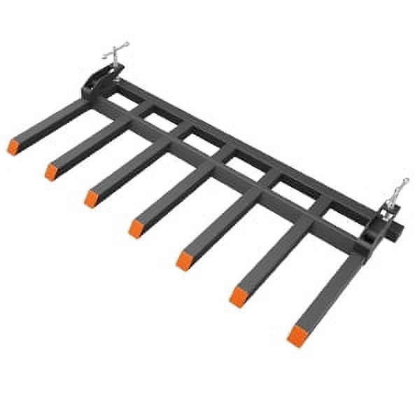 Clamp on Debris Forks Fit 72" 78" 81" 84" Loader Buckets, Skid Steer ...
