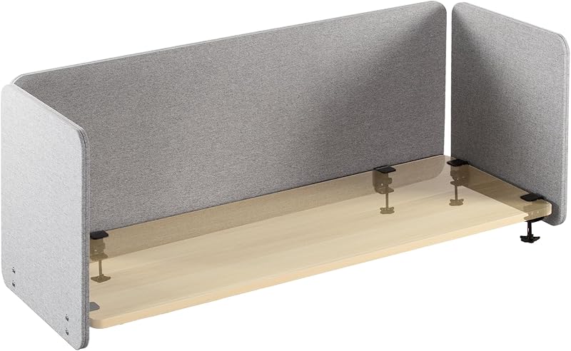 Clamp-on/Screw-on 24 x 24 inch Privacy Panel, Sound Absorbing Cubicle ...