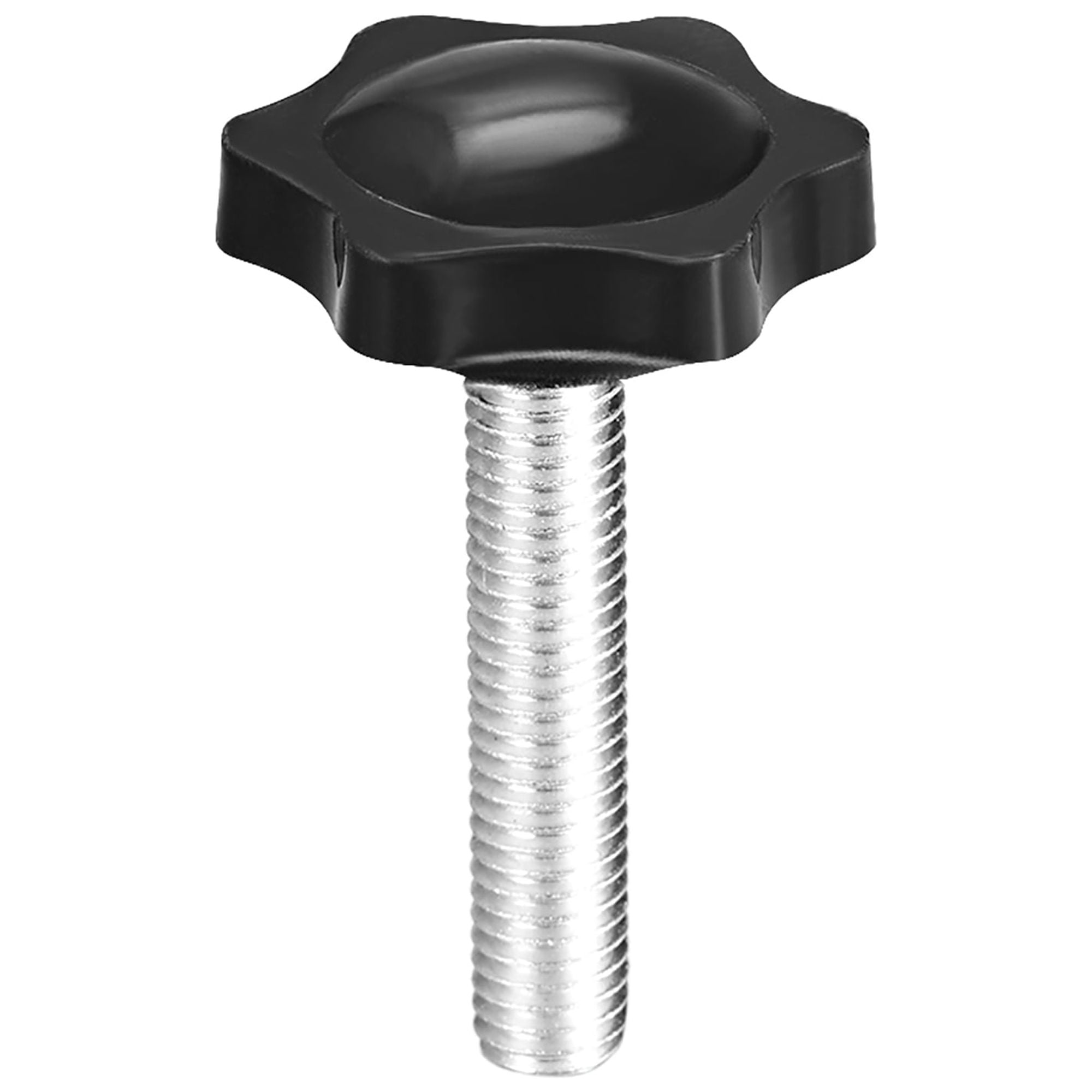 Uxcell M8x1.57'' Clamping Handle Screw Knobs Star Knob Male Thread ...
