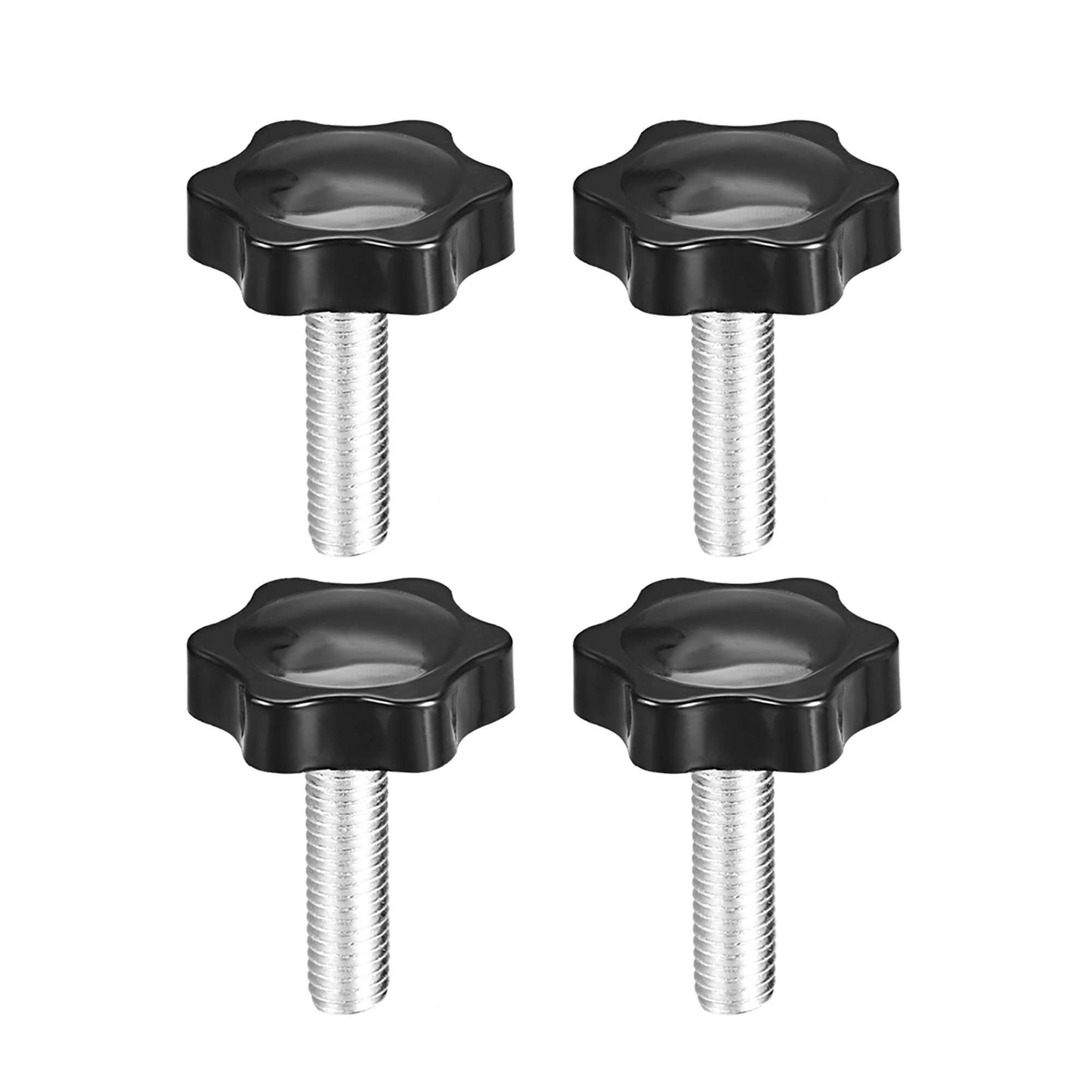 Uxcell M10 x 1.38'' Hex Shaped Clamping Screw Knob Male Thread Plastic ...