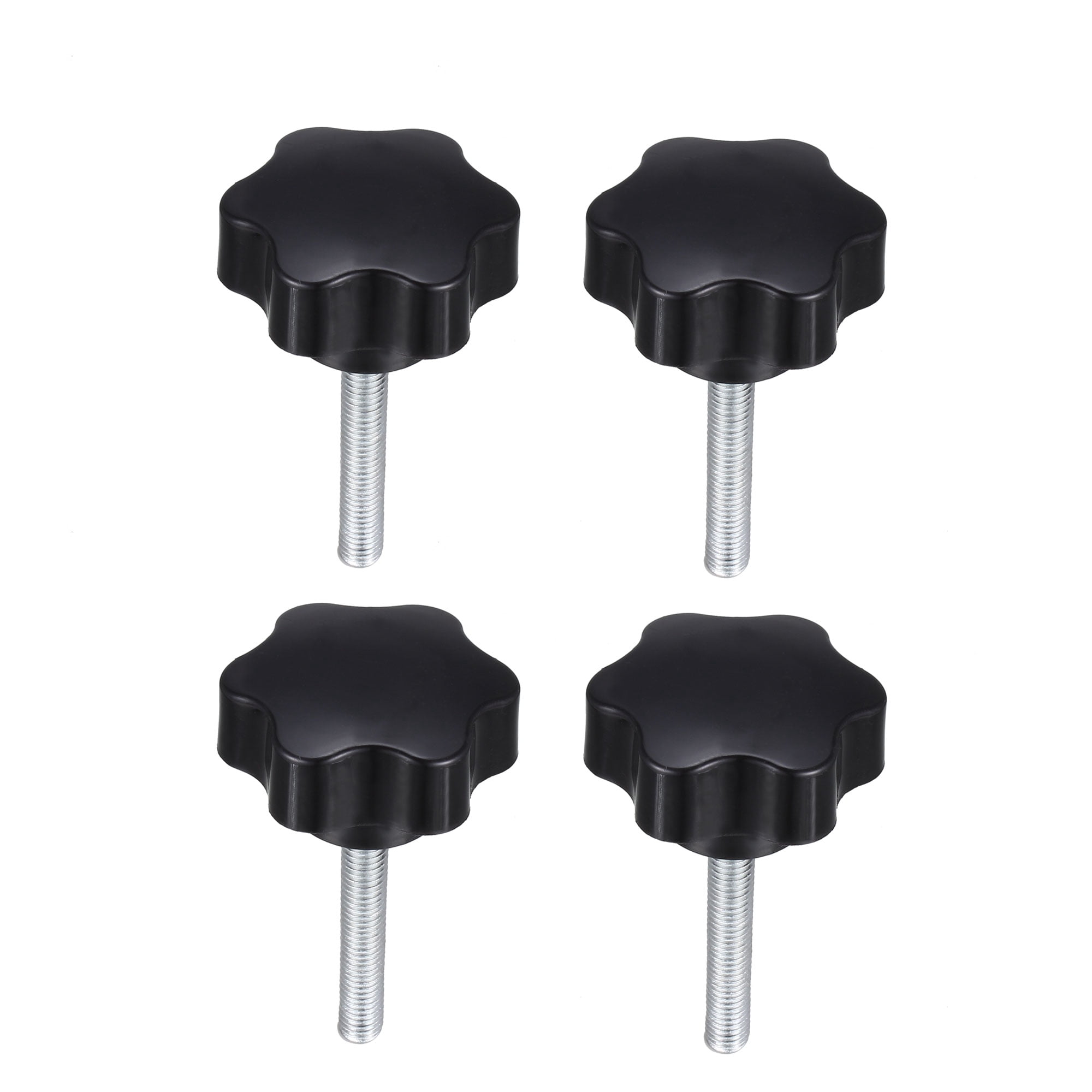 M8 Screw Knobs Uxcell , 38mm Dia Plum Hex Shaped Grips Star Knob M8 X ...
