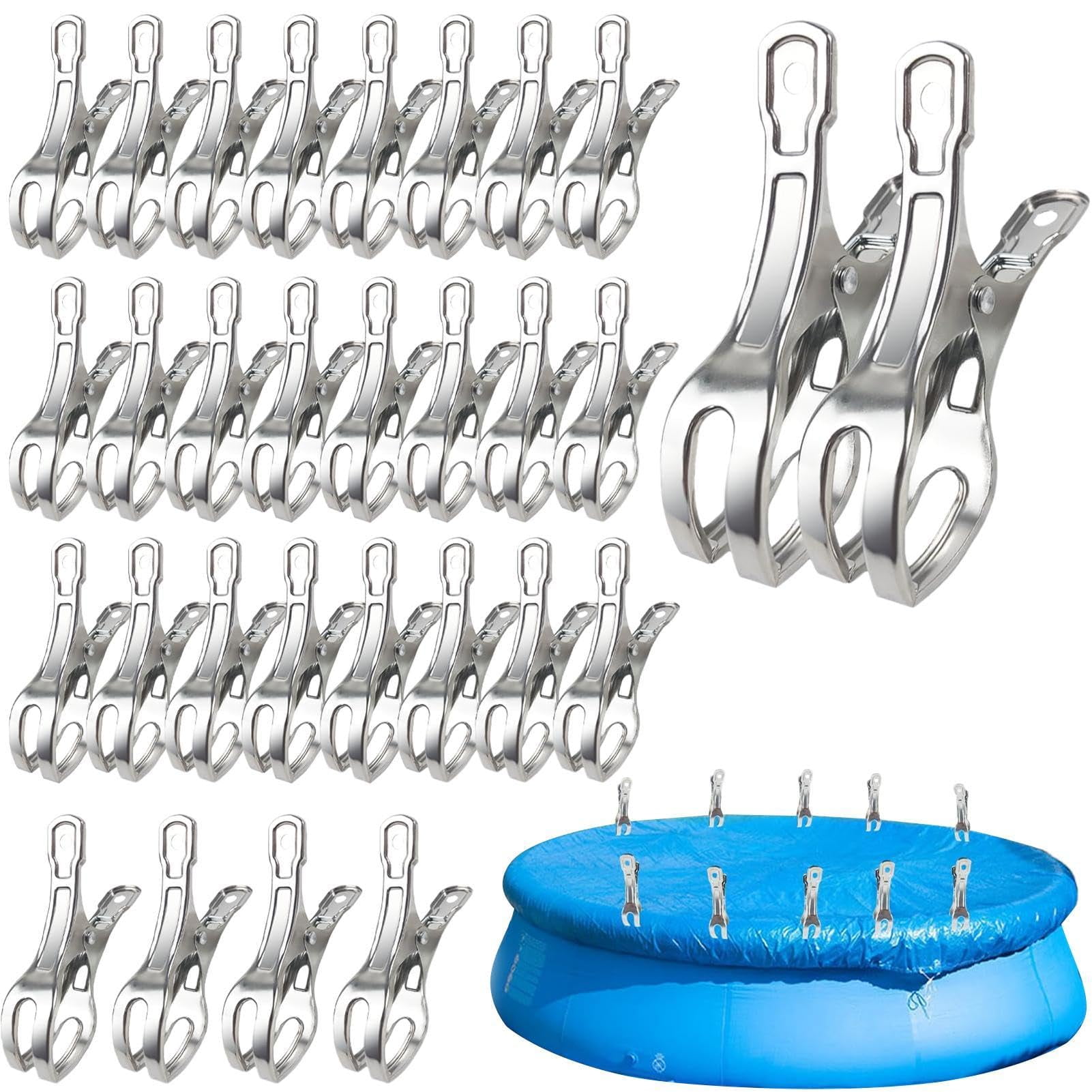 Clamps for Pool Lid | Pool Clamps Tent Clips, Stainless Steel Awning ...