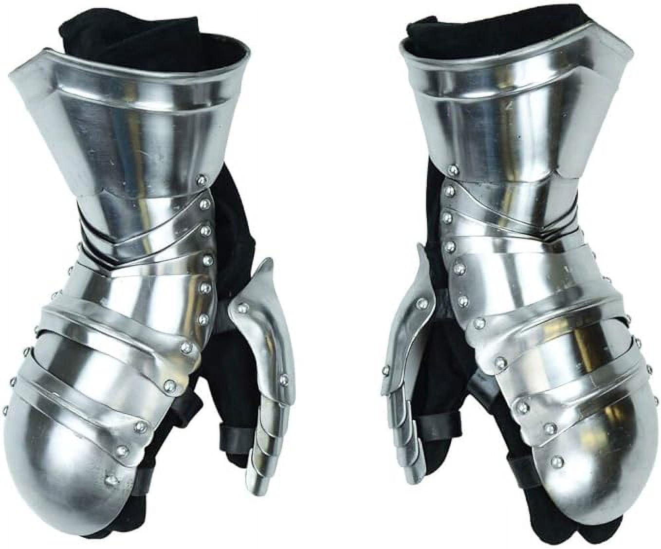 Clamshell Gauntlets Medieval Hand Protection Gloves Knight Armor ...