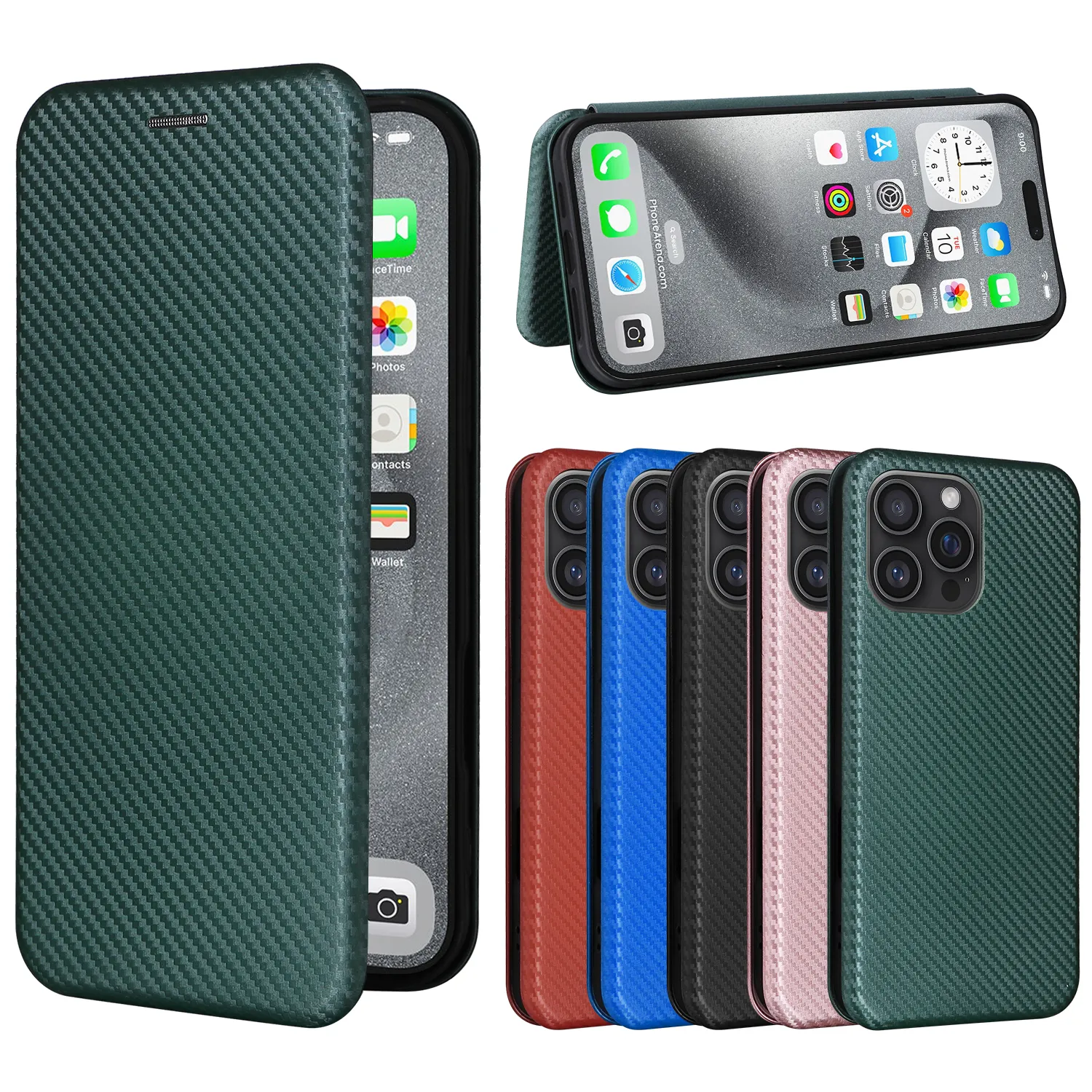 Clamshell phone case is suitable for iPhone 12 Pro Max leather ...