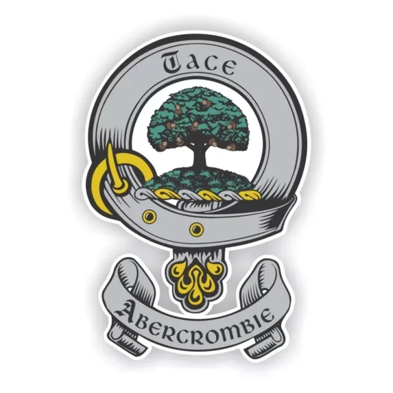 Clan Abercrombie Scottish Family Shield Sticker Phone Decal Water ...