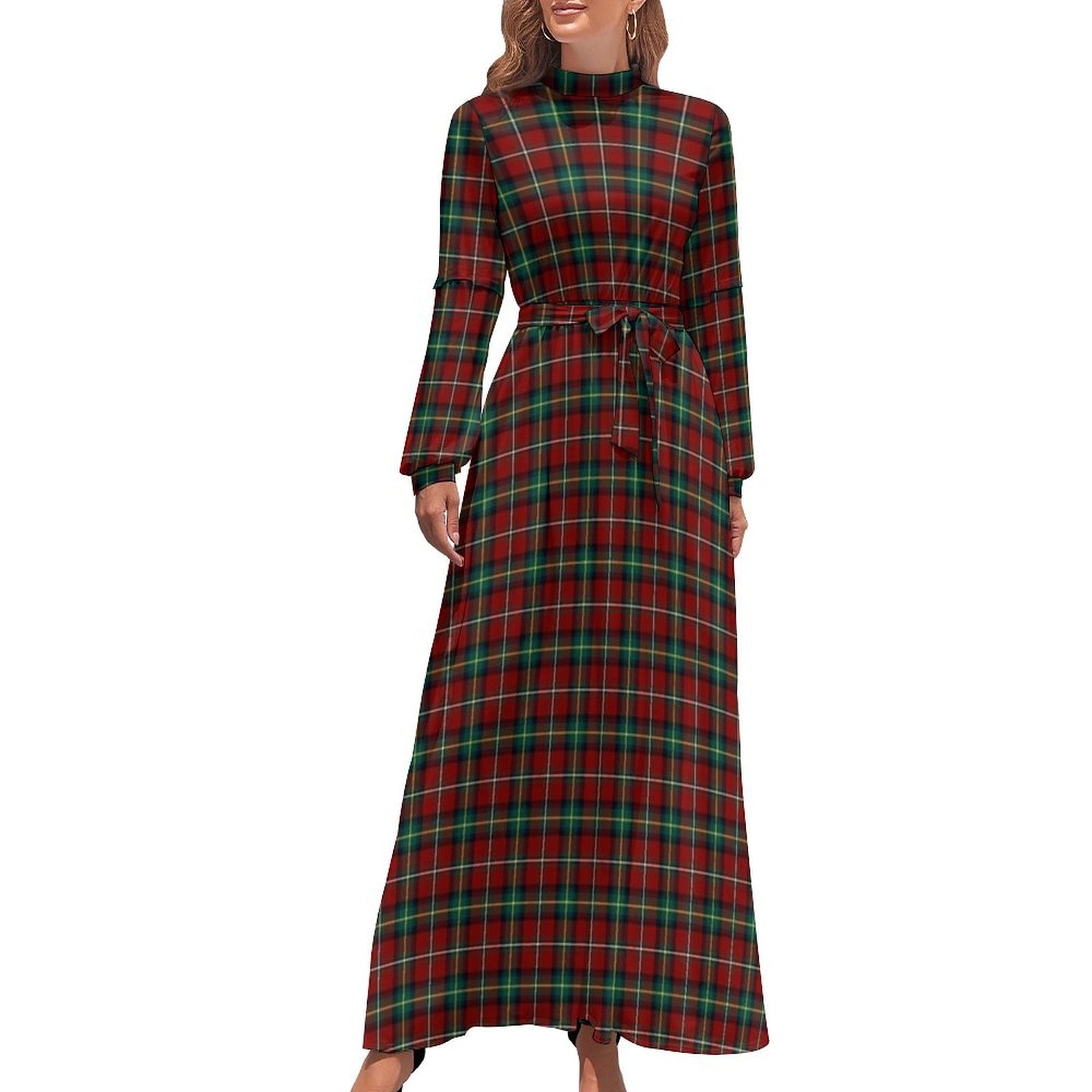 Clan Boyd Tartan Long Dress dresses summer woman 2024 party dresses ...