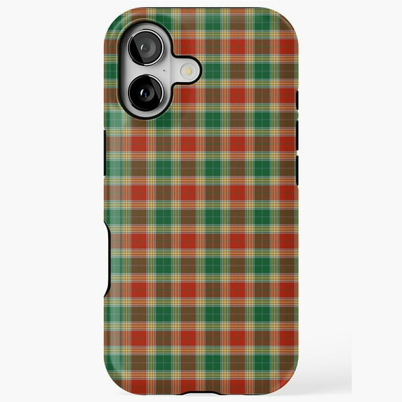 Clan Gibson Ancient Scottish Tartan Plaid Pattern Case for iPhone 17 ...