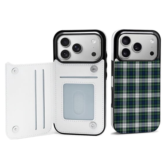Clan Gordon Leather Wallet Case for iPhone 12 Wallet Case Card Holder ...