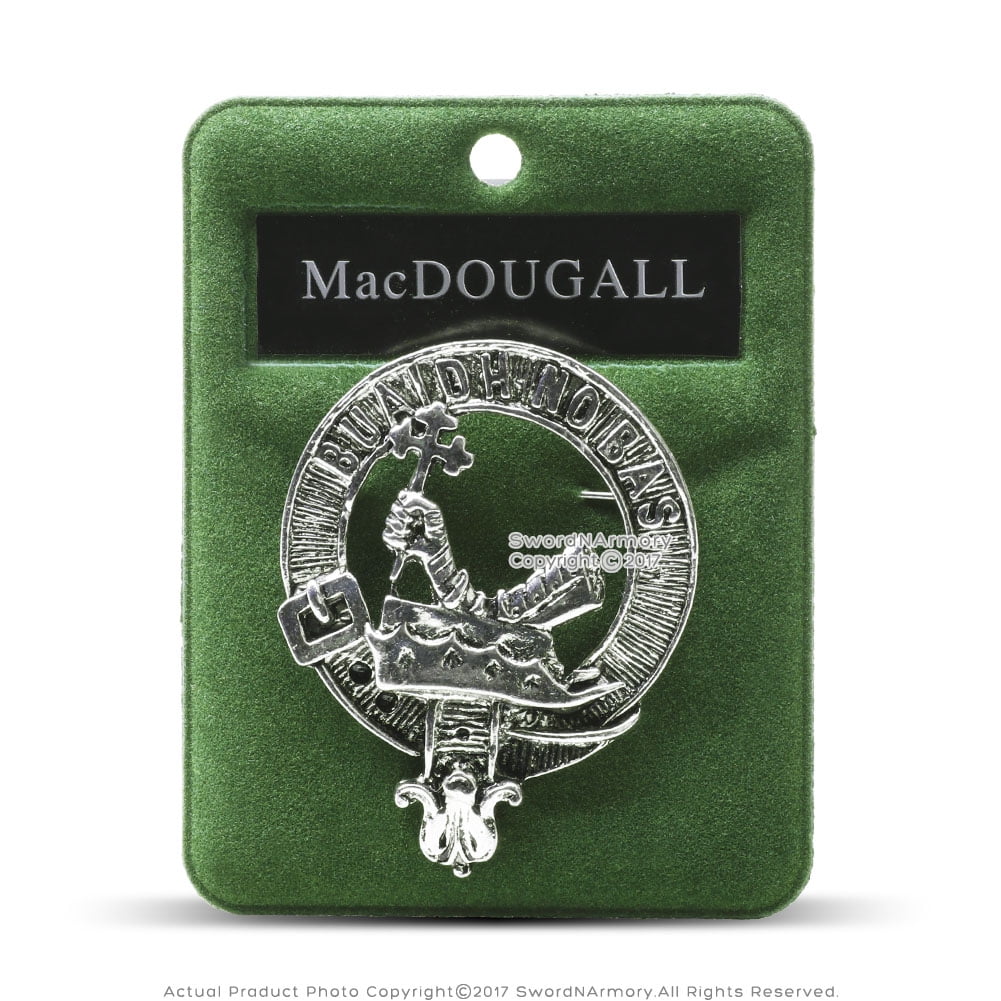 Clan MacDougall Scottish Crest Badge Brooch Pin - Walmart.com