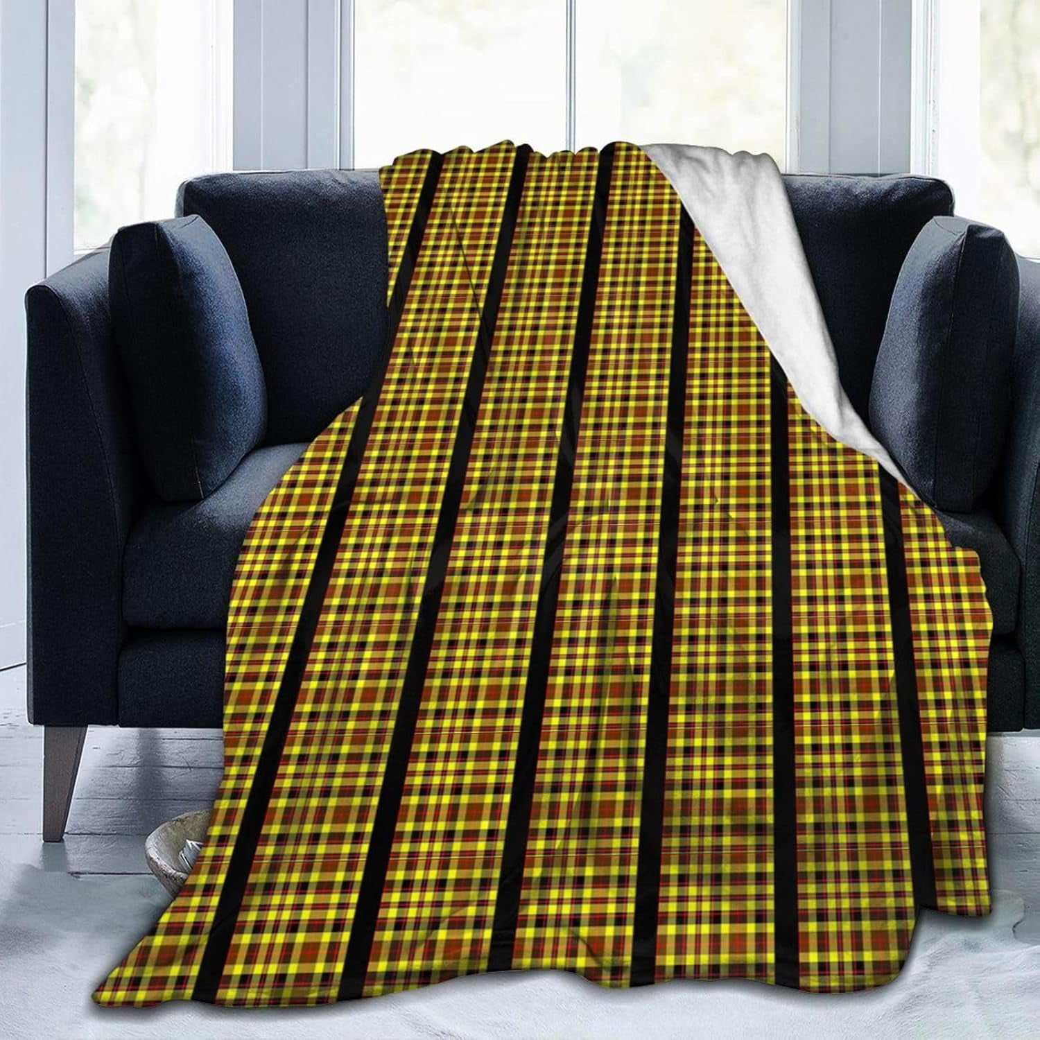 Clan MacMillan Tartan Ultra-Soft Micro Fleece Blanket 3D Fashion Print All Season Couch Sofa ...