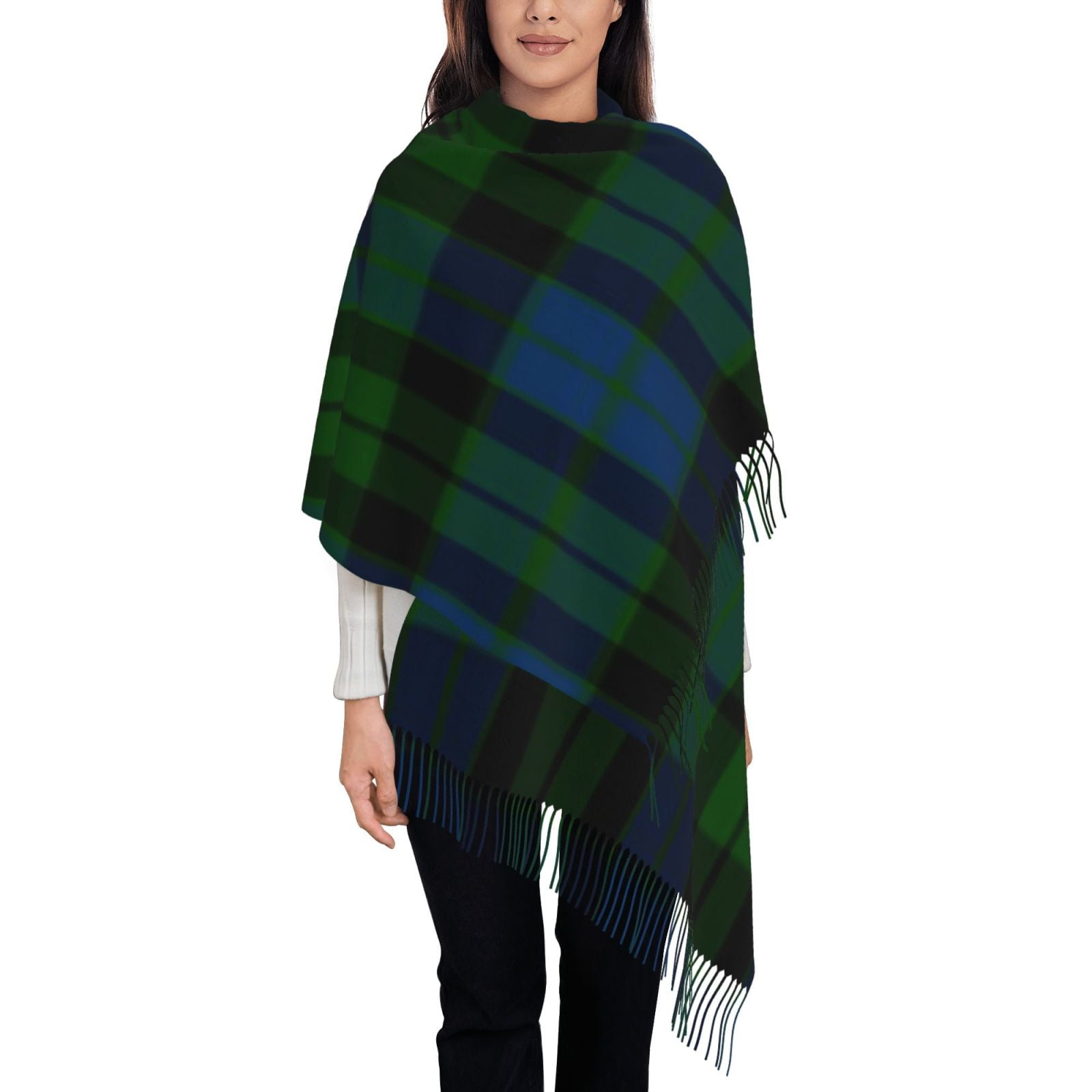 Clan Mackay Tartan Women'S Scarf Shawls and Wraps, Winter Cozy Warm ...