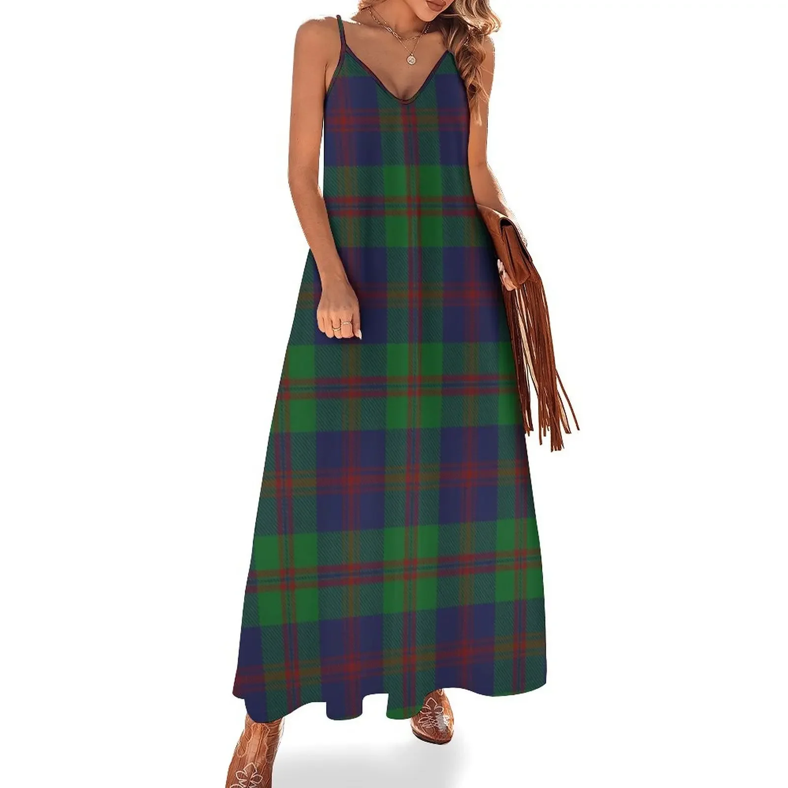 Clan Robertson - Clan Donnachaidh Tartan Sleeveless Dress women clothes ...