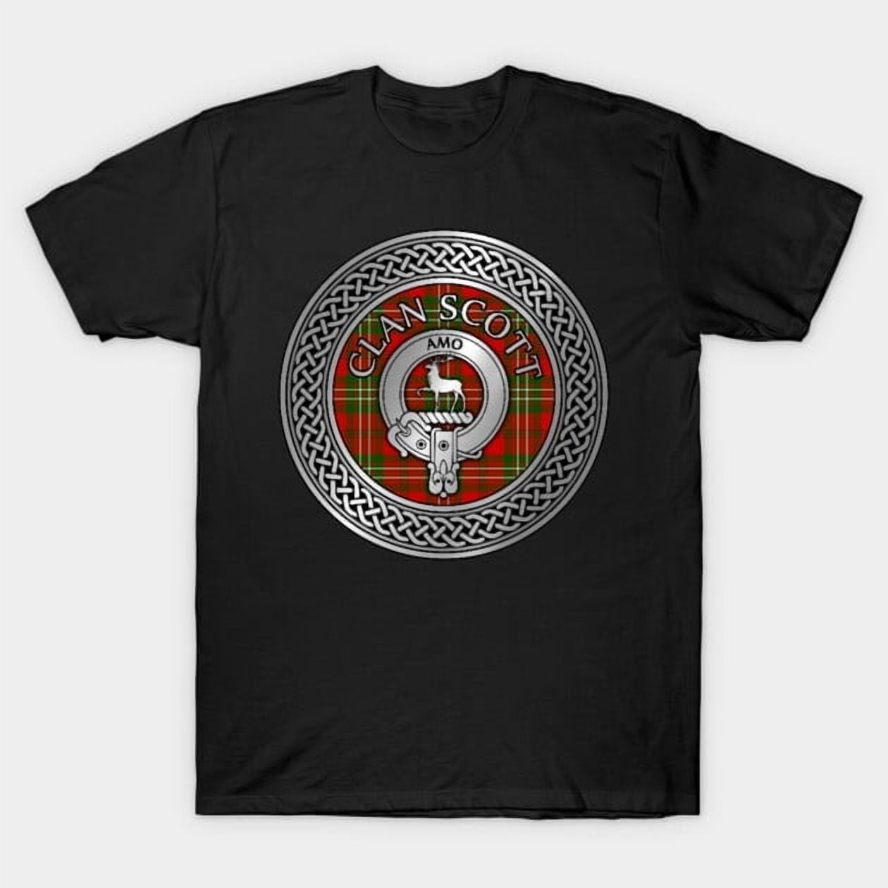 Clan Scott Crest & Tartan Knot Scottish Heritage Graphic, H38008 Unisex ...