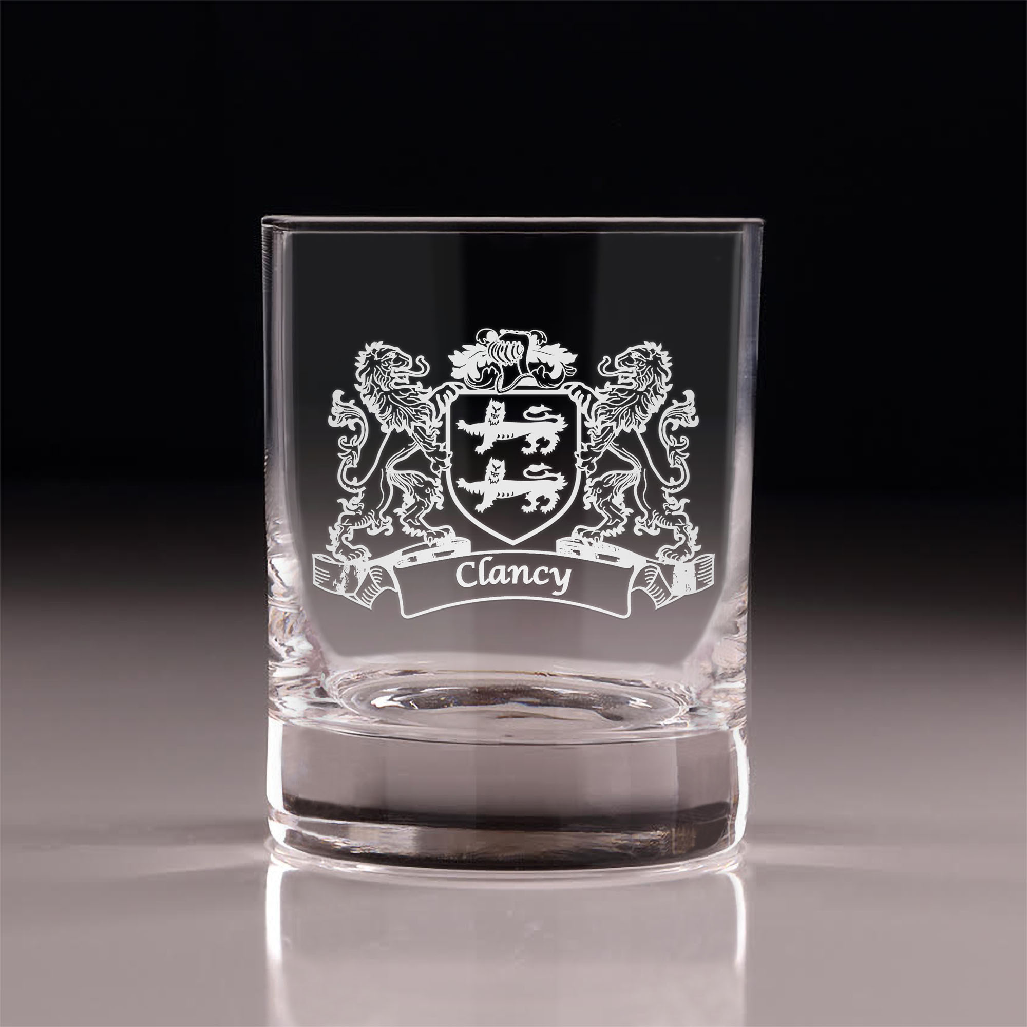 Clancy Irish Coat of Arms Old Fashioned Tumblers - Set of 4 - Walmart.com