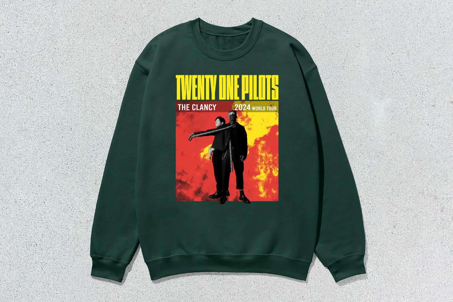 Clancy World Tour 2024 Shirt Twenty One Pilots Fan Shirt Twenty One ...