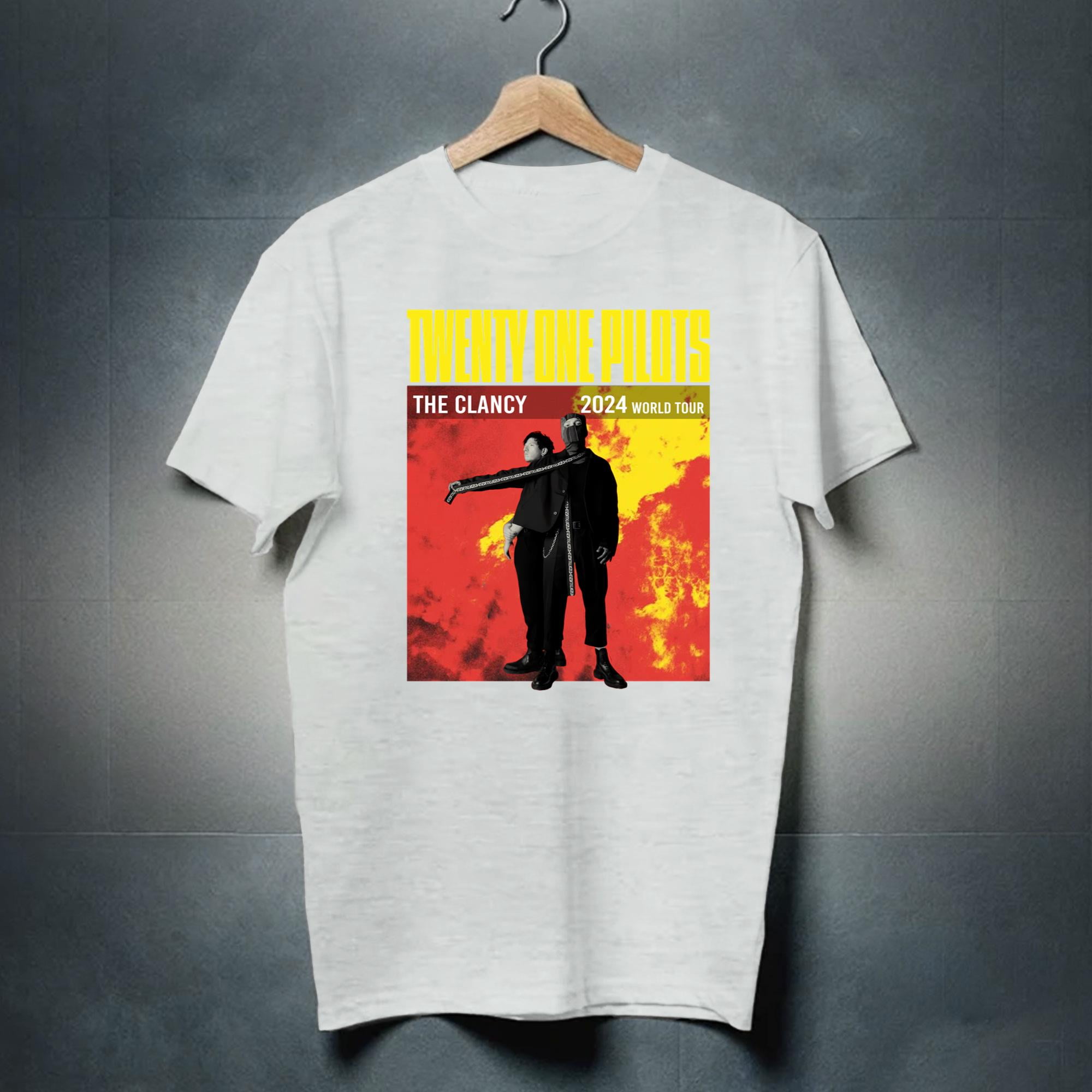 Clancy World Tour 2024 Style Shirt, Alt Music Duo Inspired Graphic Shirt, Retro Concert Vibe ...