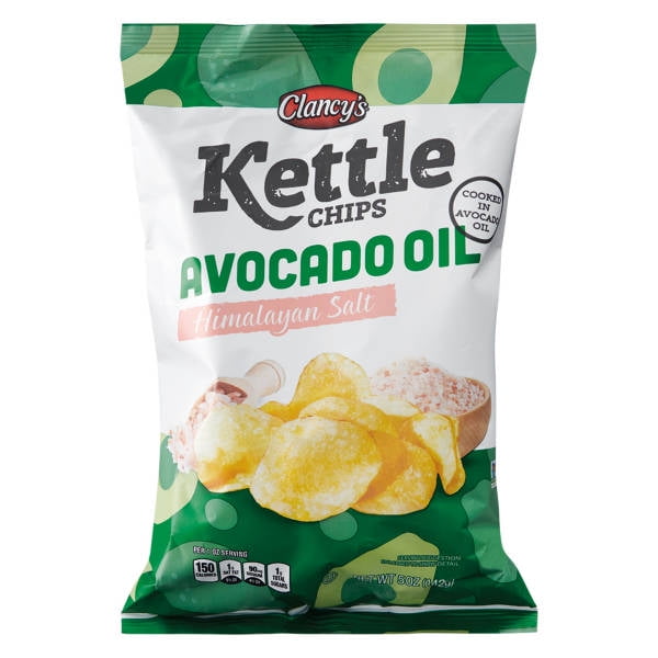 Clancy's Himalayan Sea Salt Avocado Oil Kettle Potato Chips, 5 oz ...