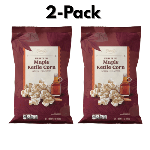 Clancy's Maple Drizzled Kettle Corn 2-Pack 5 oz - Walmart.com