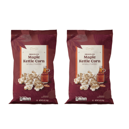 Clancy's Maple Drizzled Kettle Corn 2-Pack 5 oz - Walmart.com