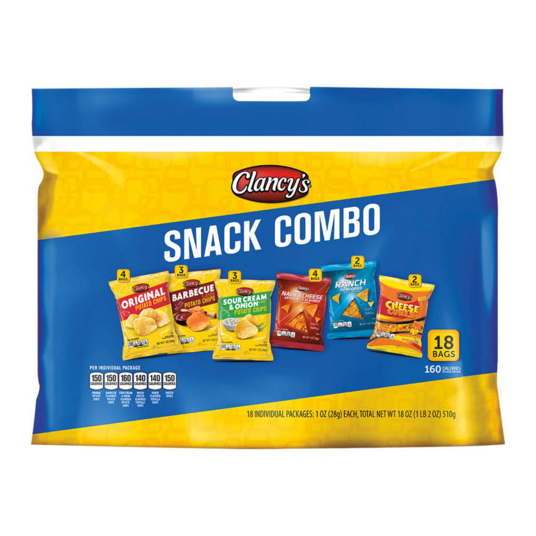 2PK - Clancy's Snack Combo Pack, 18 count - Walmart.com