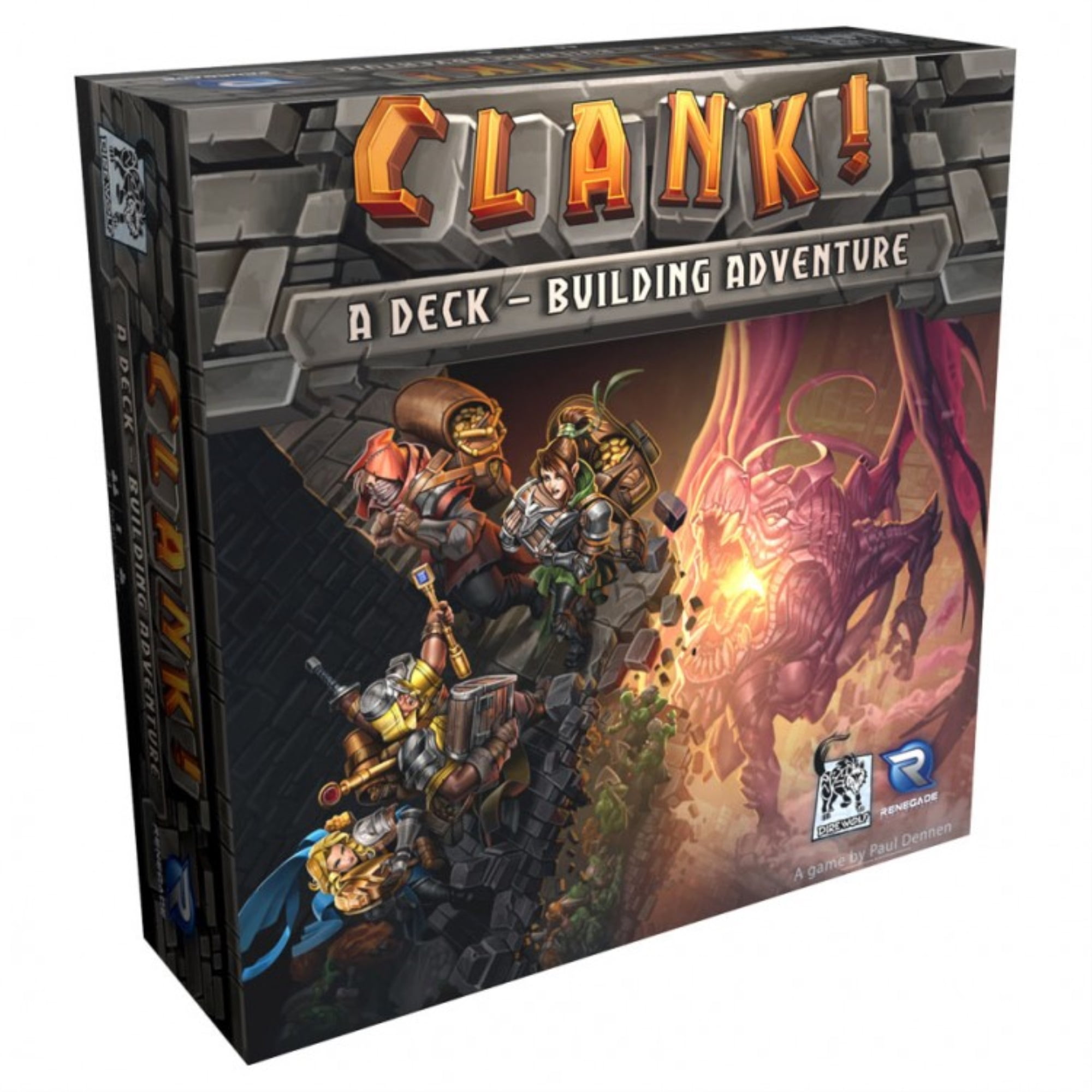 Clank! Deck-Building Adventure Game with Thief Meeples, Dragon Cubes ...