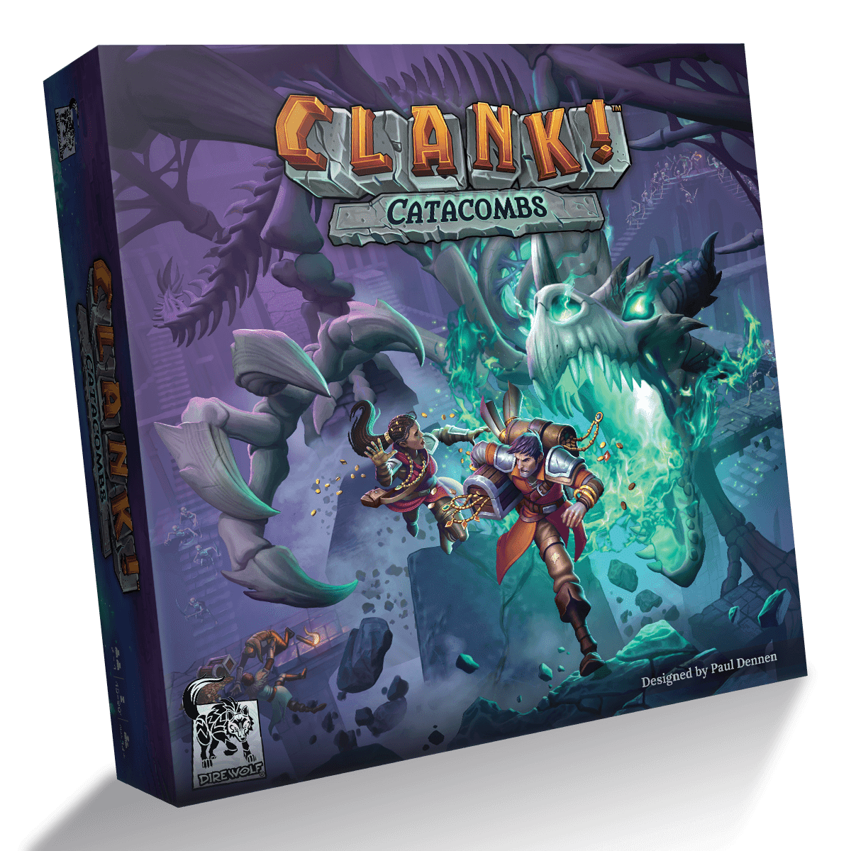 Clank! Catacombs - Deck-Building Game, 2-4 Players, Ages 13+, 45-90 Min ...