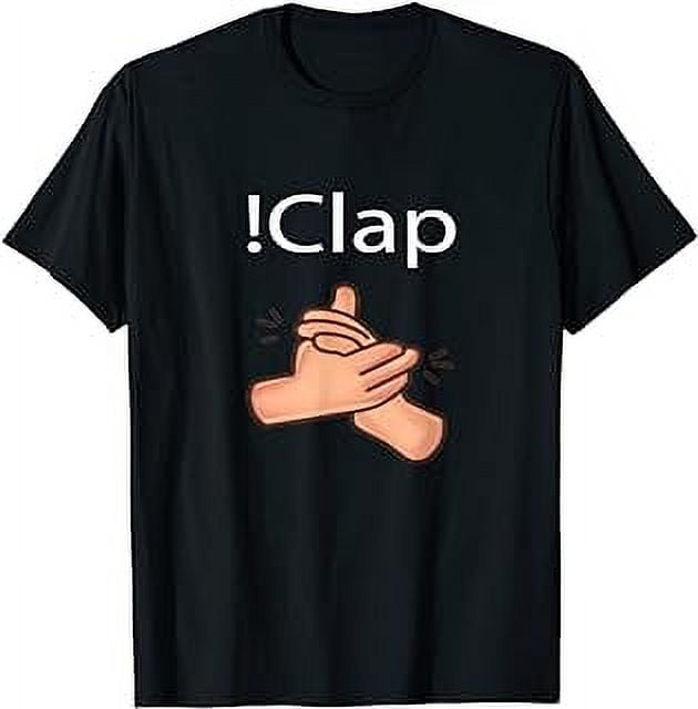 Clap Emote T-Shirt - Walmart.com