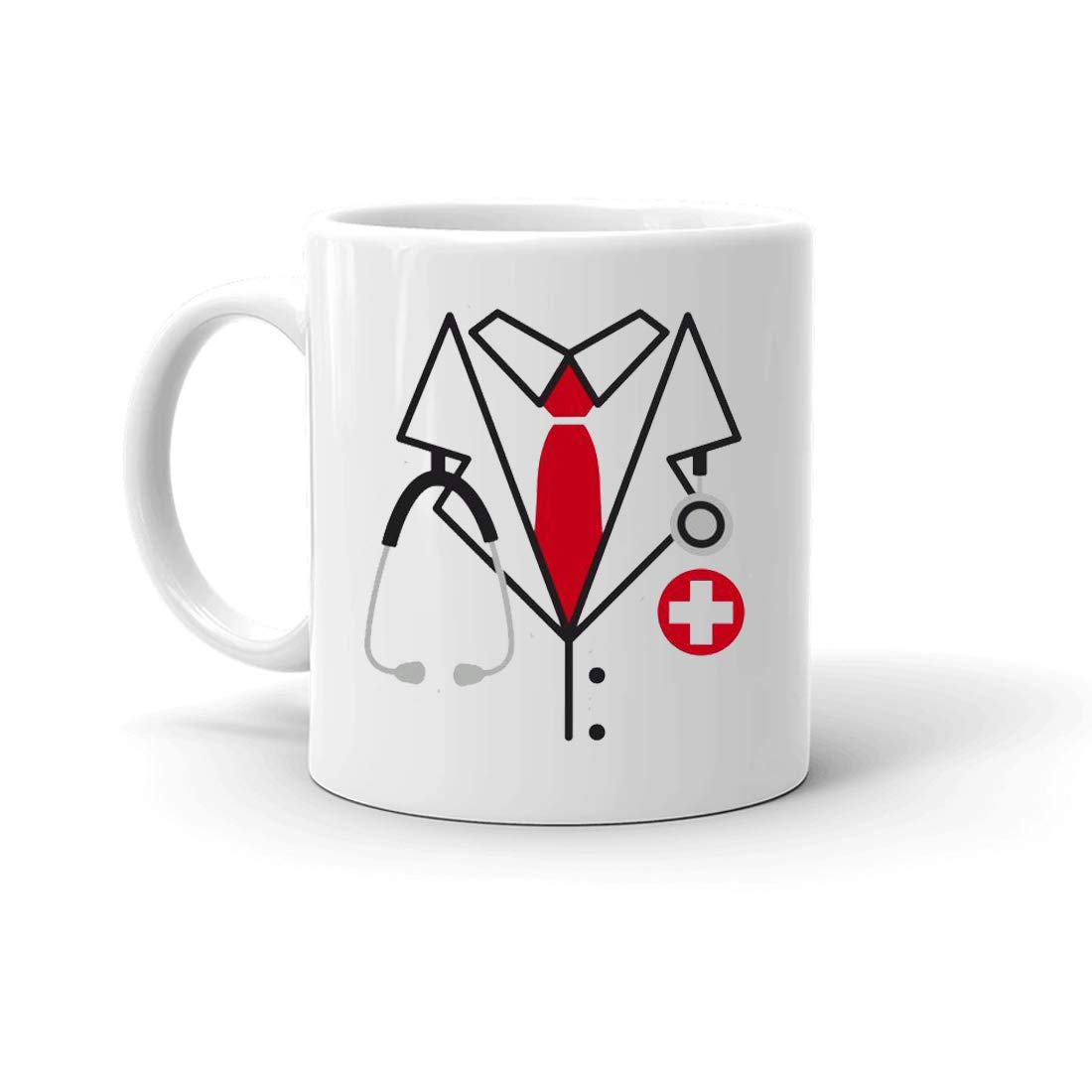 Clapcart Printed Designer Coffee Mug White Ceramic Mug for Doctor ...