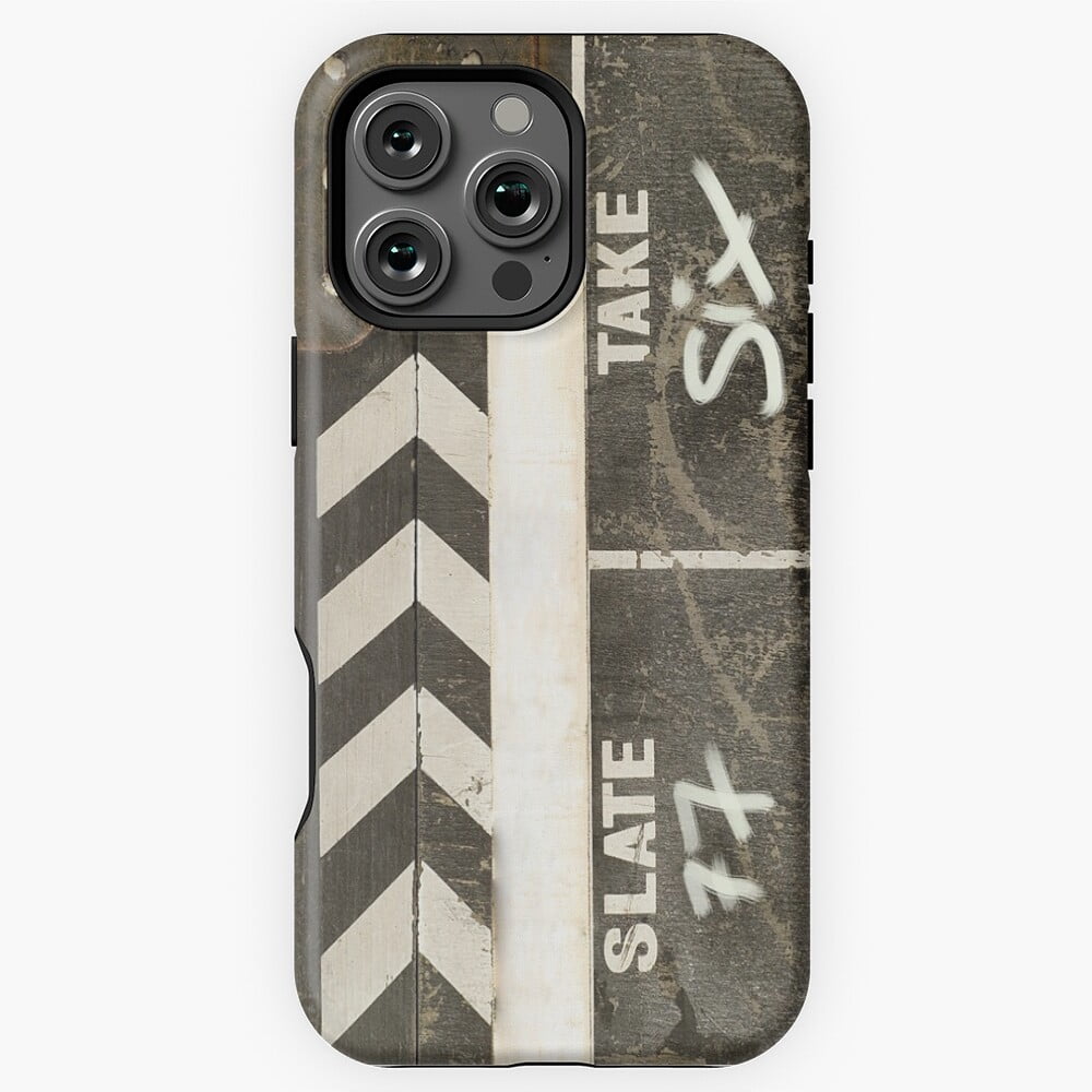 Clapper Board Movie Slate Design iPhone Case 17 16 15 14 13 12 11 Pro ...