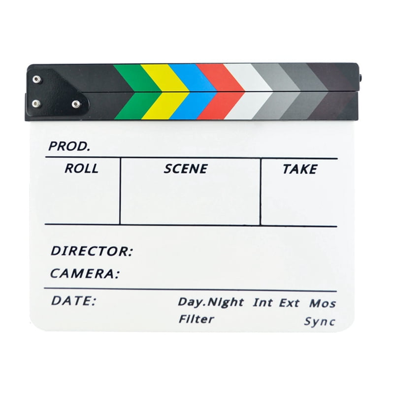 Clapperboard Director Video Scene Clapboard Dry Erase Director Movie ...