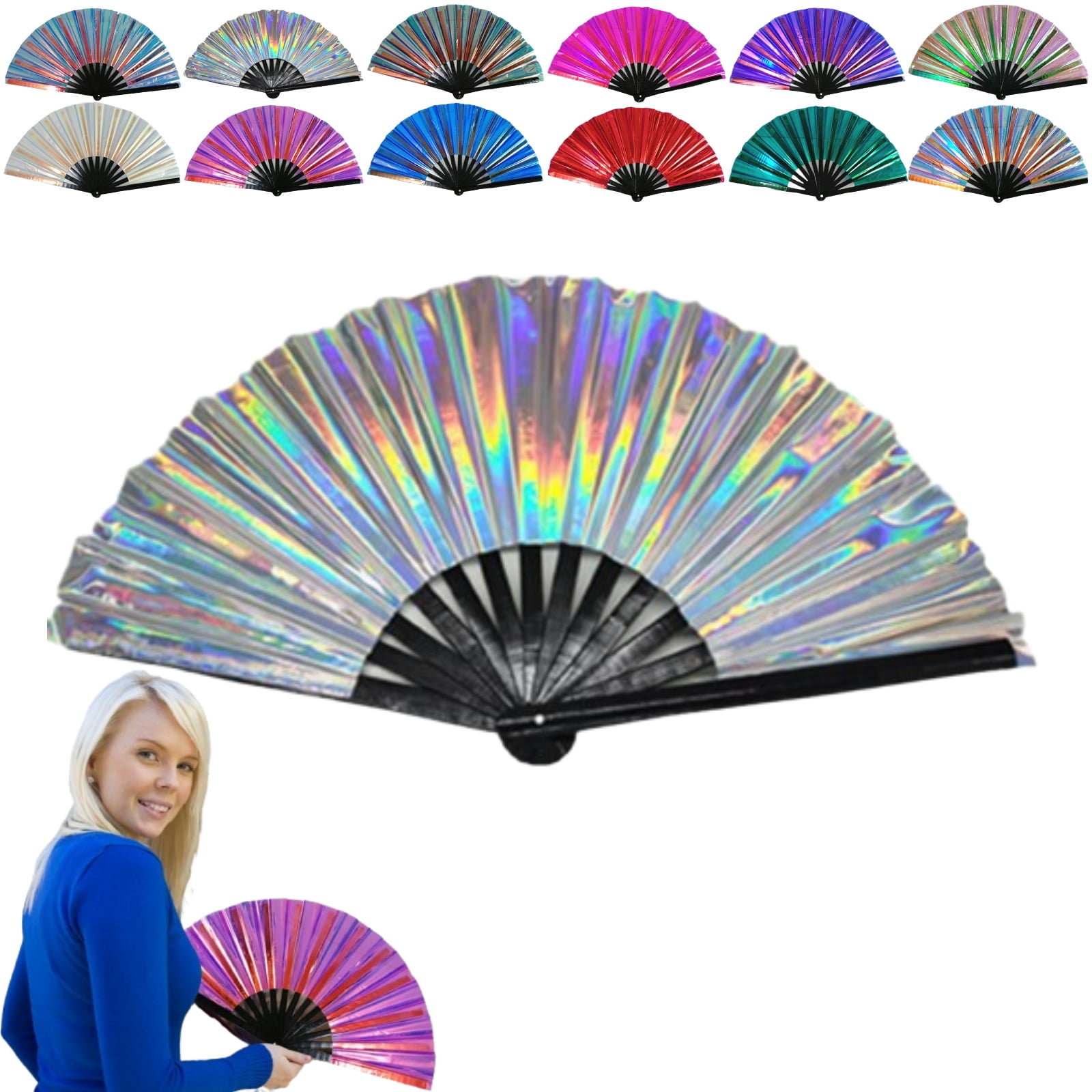 Clapping Fans for Line Dancing, New Craft Laser Fans, 2025 Large ...