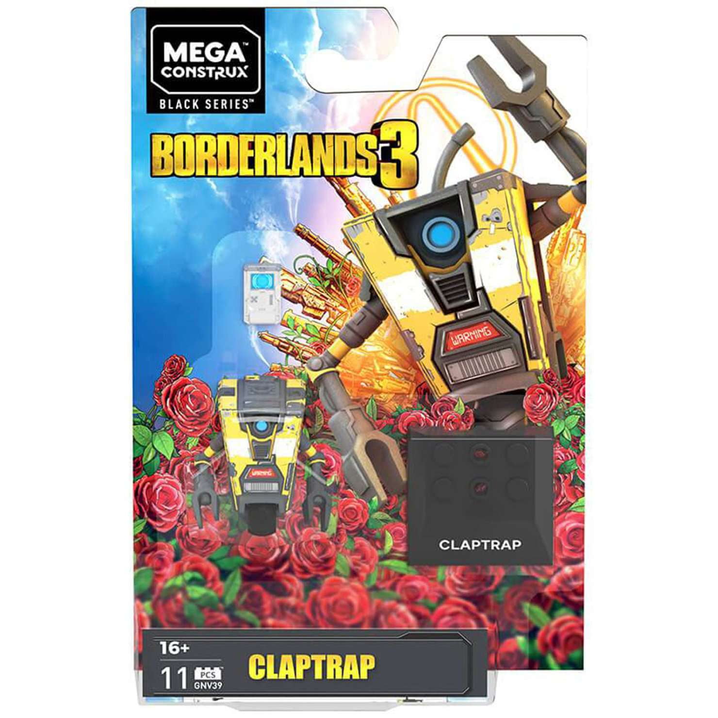 Claptrap - Mega Construx Borderlands 3 Black Series Figure Pack ...
