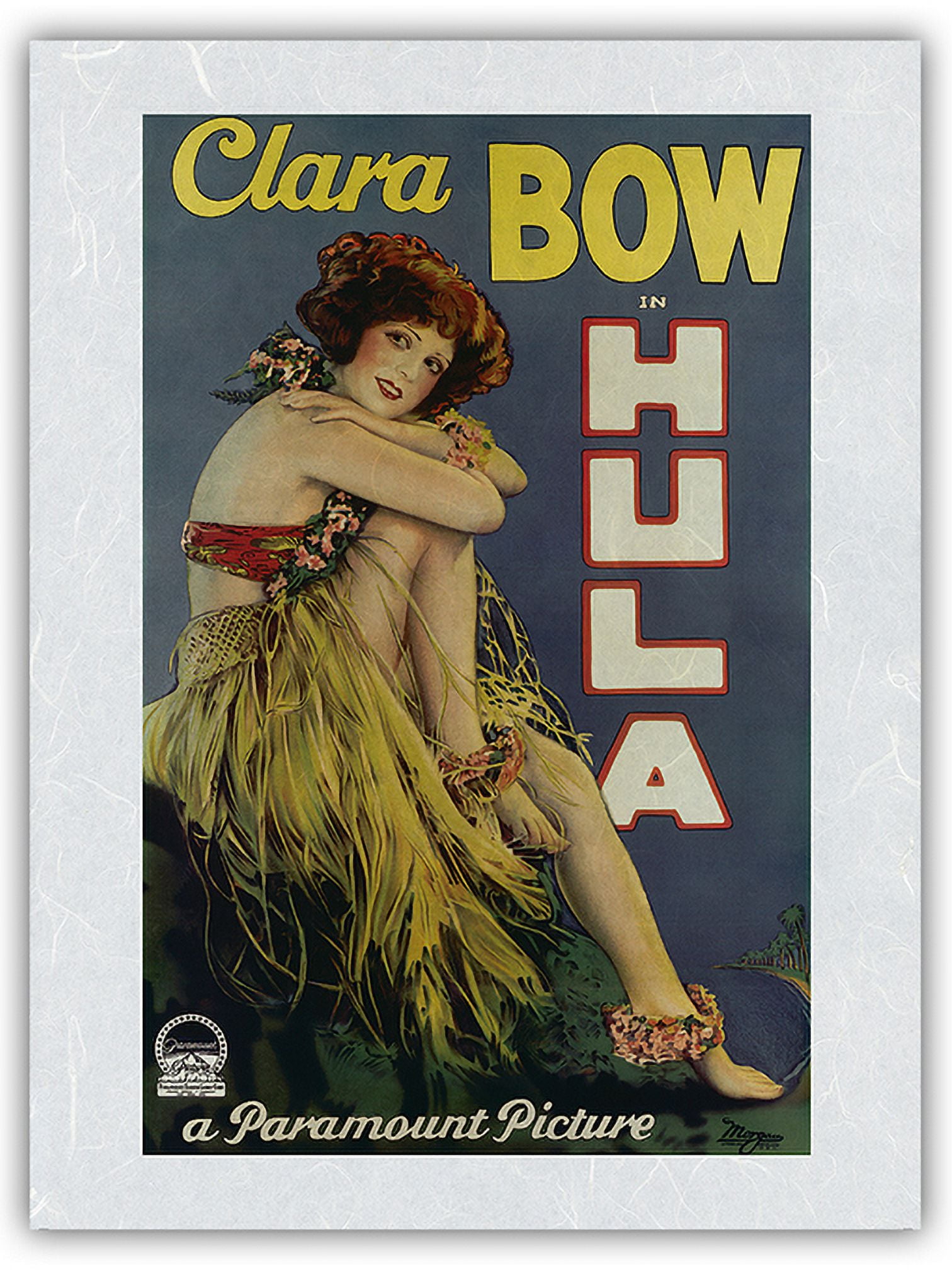 Clara Bow in Hula - Hula Romance of Hawaii by Armine von Tempski - Vintage Film Movie Poster by ...