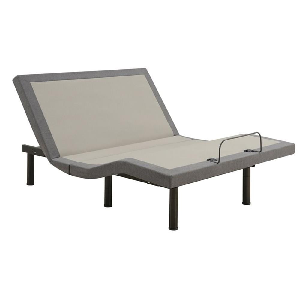 Clara California King Adjustable Bed Base Grey and Black - Walmart.com