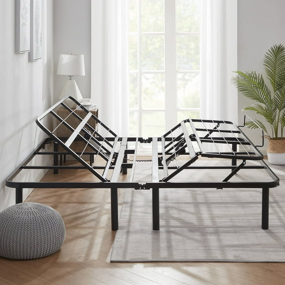 Clara Clark Basic Adjustable Bed Base, Queen Size Bed Frame, Motorized ...
