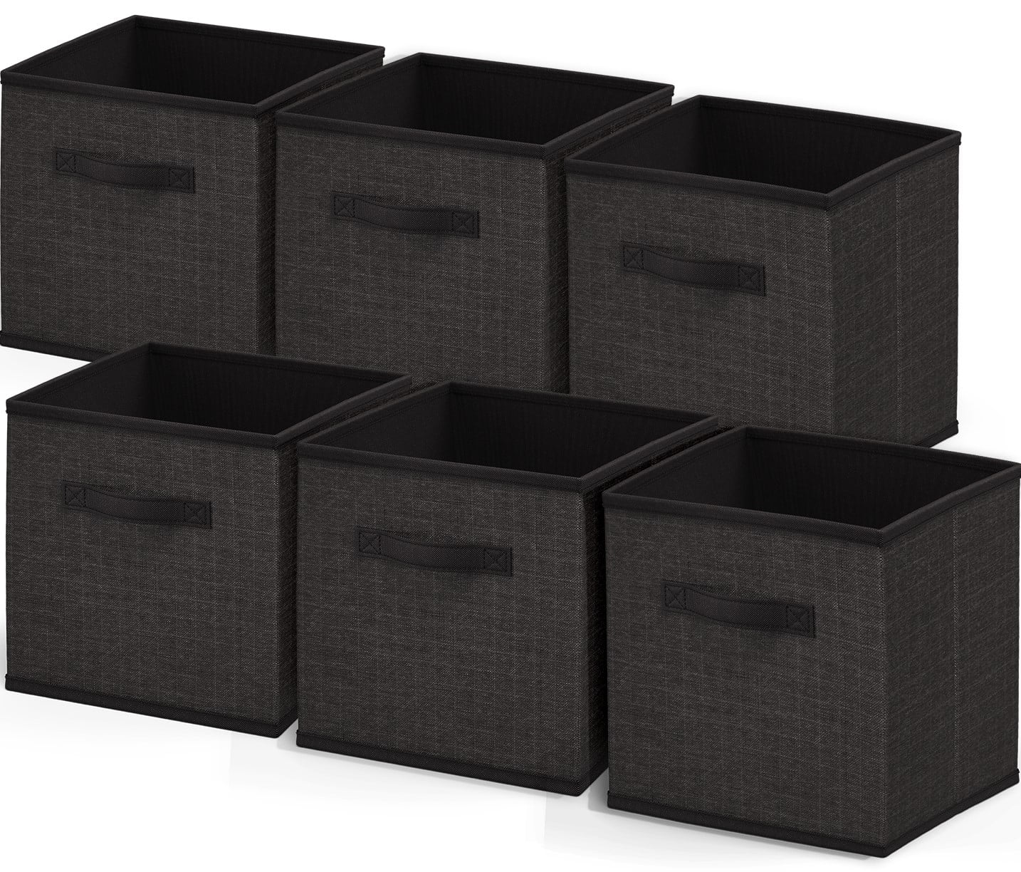 Clara Clark Cubby Organizer Box, Lightweight Cube Storage Bins, 6 Pack ...