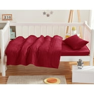 flxxie Microfiber Toddler Bedding Set, 4 Pieces, Light Purple, Includes ...